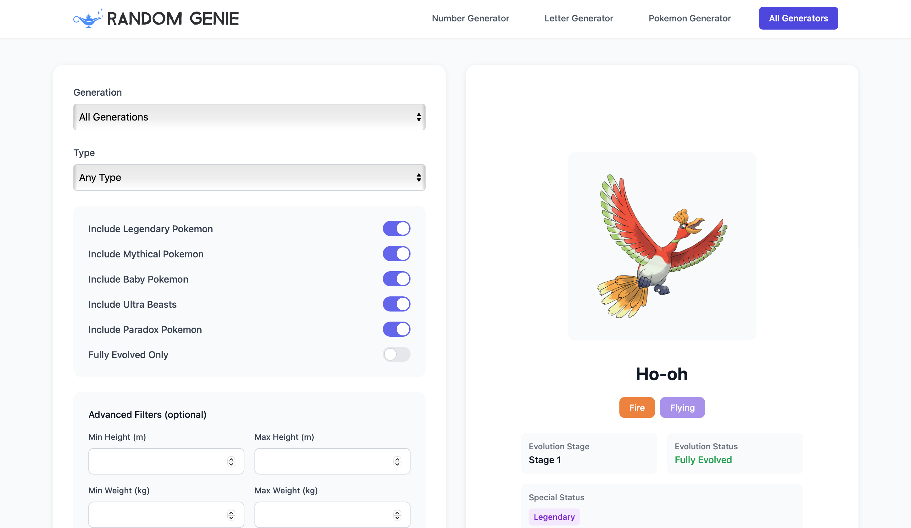 Random Pokemon Generator - Generate Random Pokemon Online | Free Tool Random Pokemon Generator - Generate Random Pokemon Online | Free Tool